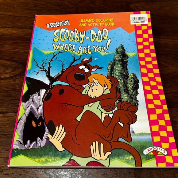 Landolls | Toys | Vintage Cartoon Network Activity Coloring Book Scooby ...